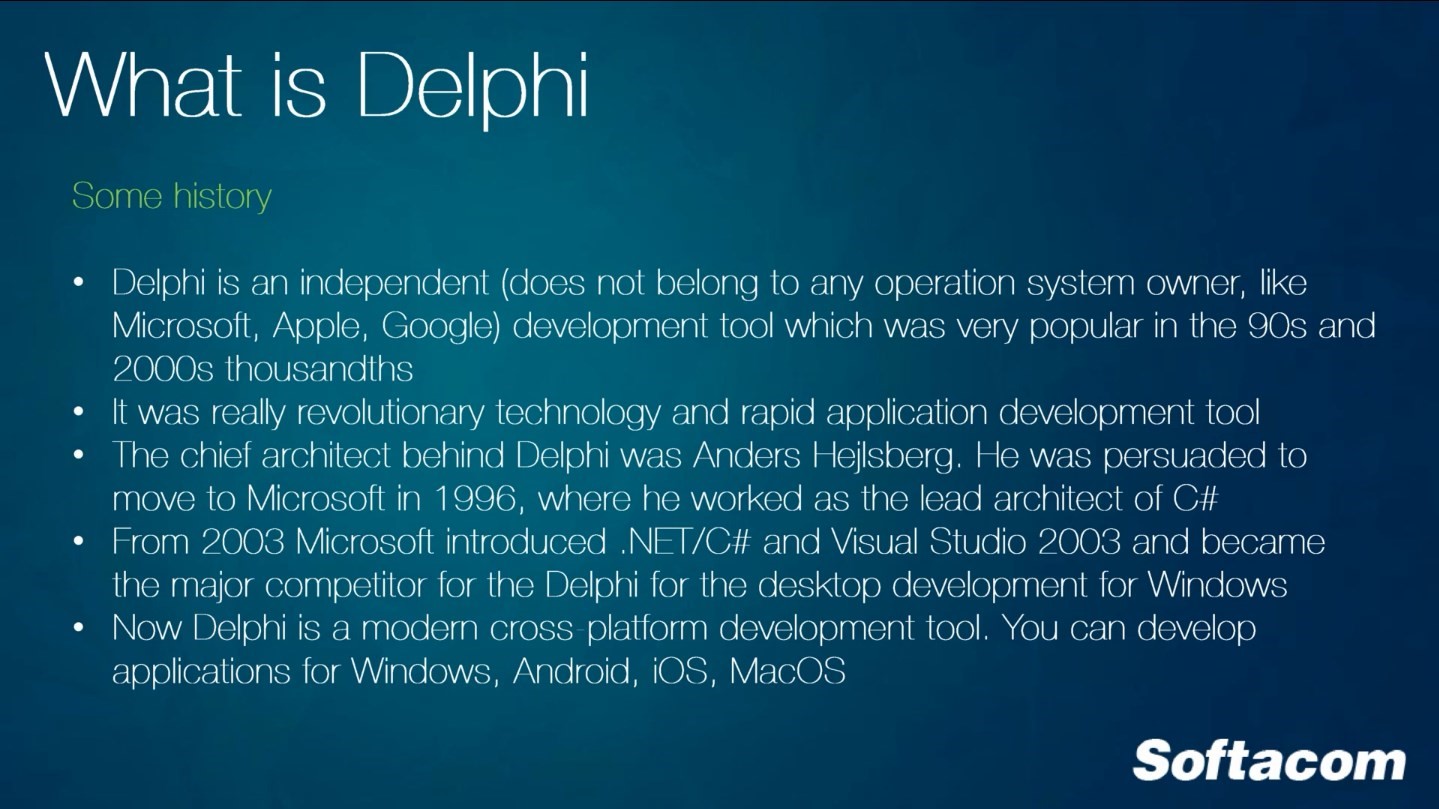 Migration Legacy Delphi Projects To Up To Date Delphi Versions Softacom