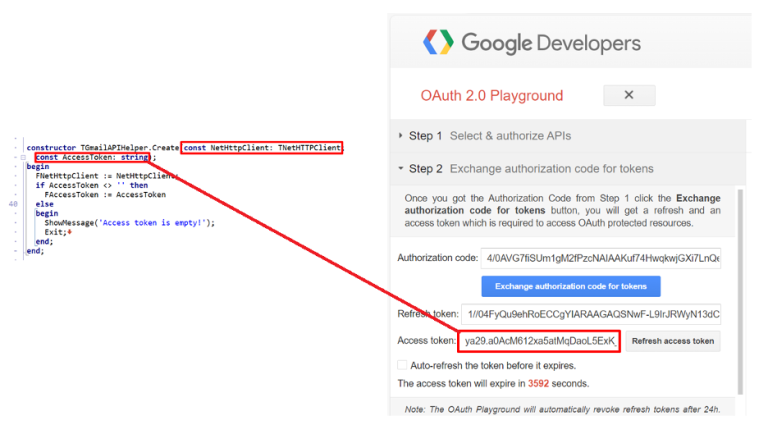 Sending email via Embarcadero Delphi FMX app by using Gmail API ...